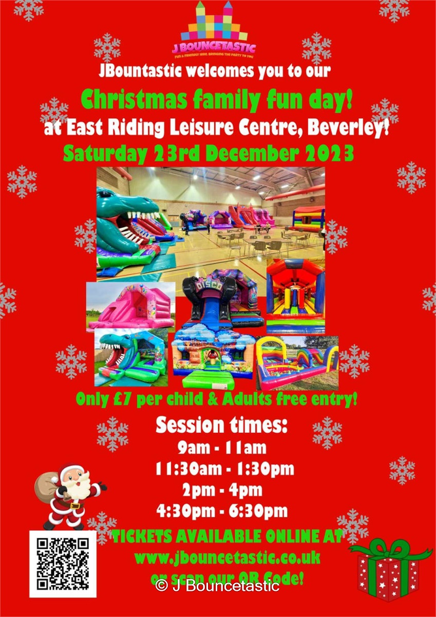 Bouncy castle with slide beverley