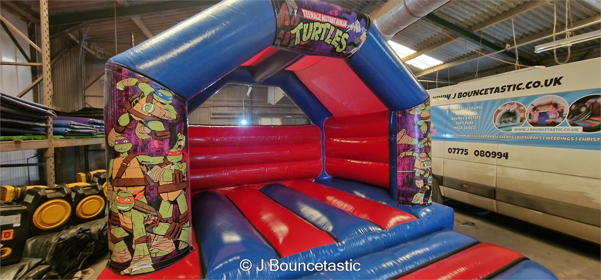 Ninja Turtles Bouncy Castle - Hire in Beverley | J Bouncetastic